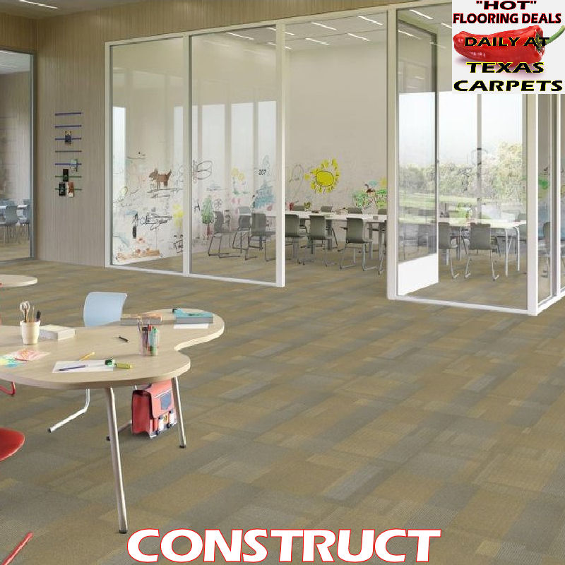 Construct Tile 5T104 Carpet Tile | Shaw